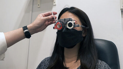 Comprehensive Eye Examination, conducted on front & back of eyes